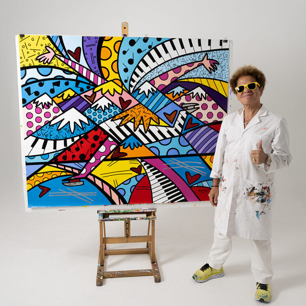 Romero Britto & Art on Ice: Pop-Art für das 30-Jahre-Jubiläum
